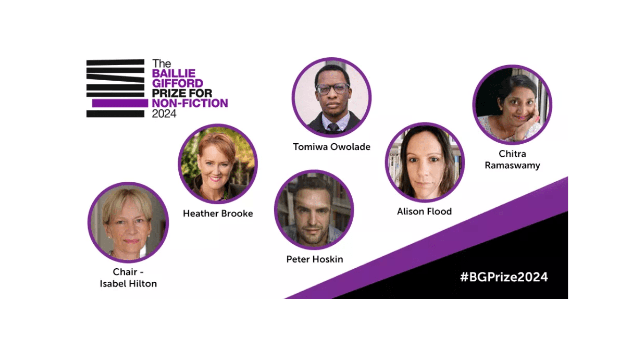 The Baillie Gifford Prize for Non-Fiction Announces 2024 Judges