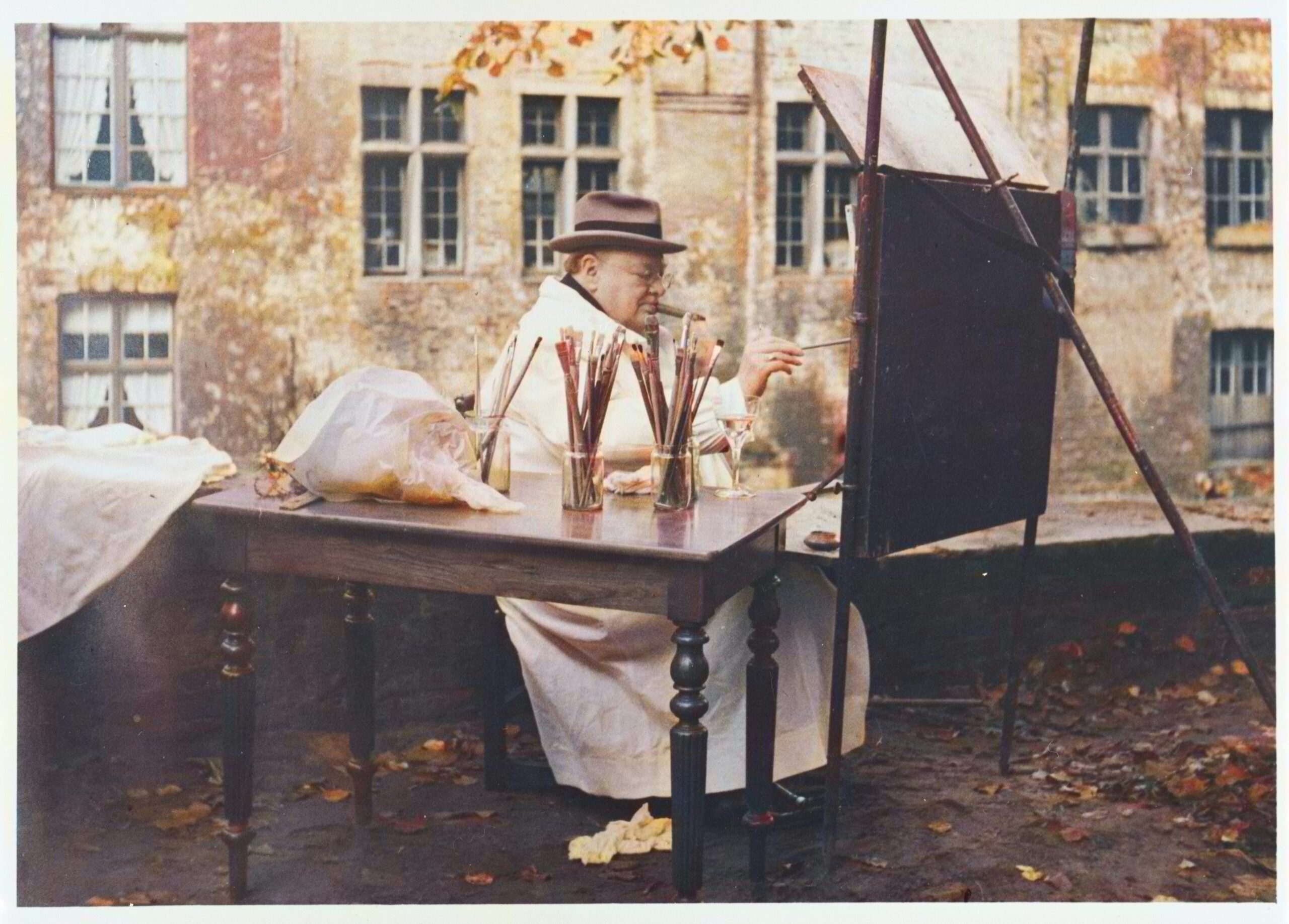 Winston Churchill at the Wallace Collection